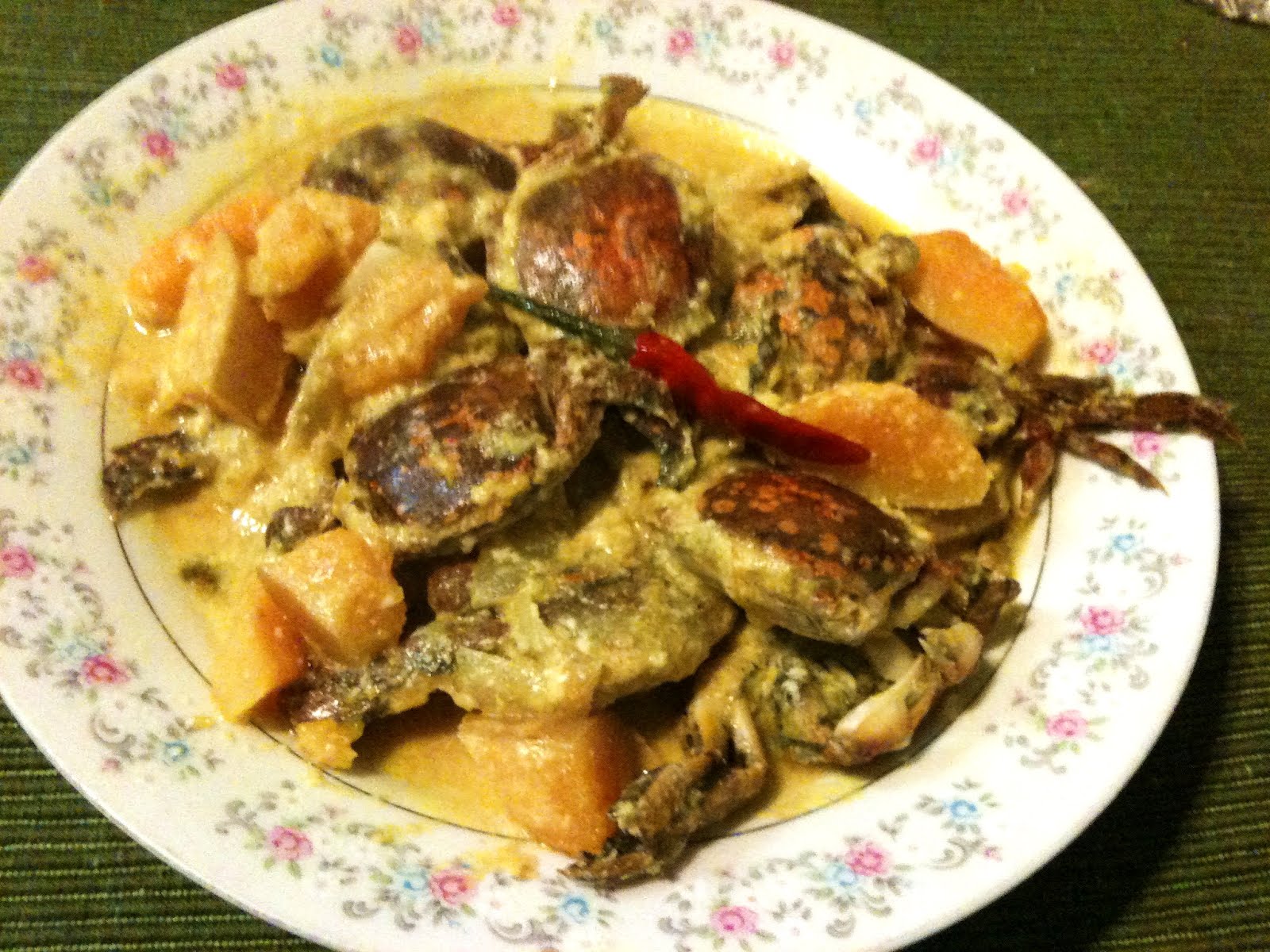 FoodS-We-Cook: ginataang talangka with kalabasa :)