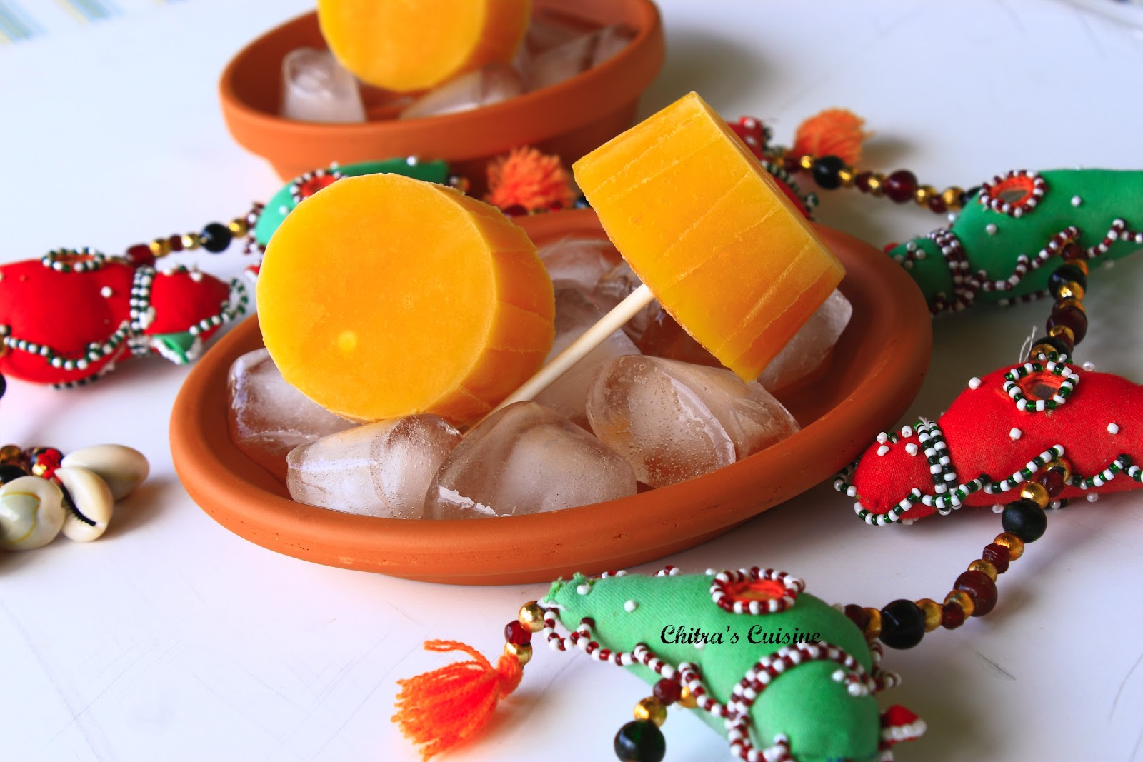Chitra's Cuisine: Mango Popsicle