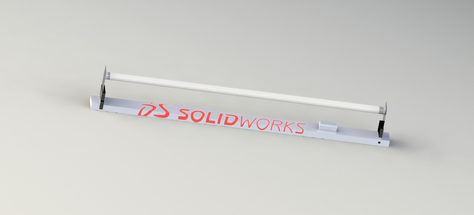 Get your CAD projects done.: Tube light made using SolidWorks.