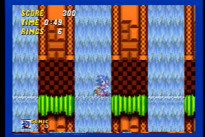 Waterfalls from Sonic 2 - love the fact that you can see the origin ...