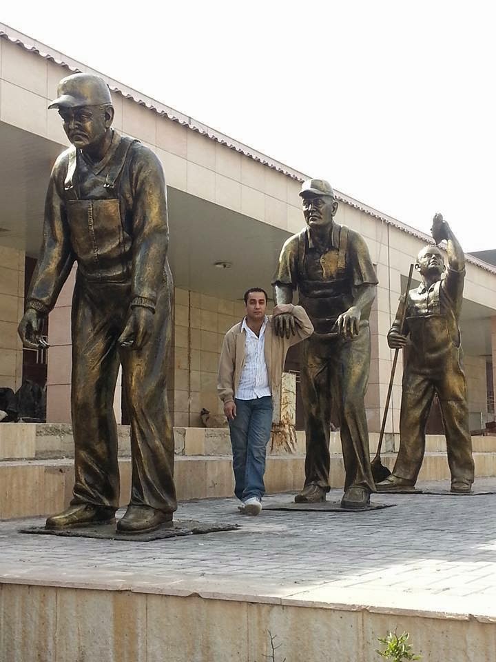 kurdistanart: Sculpture Workers at Erbil City ~ Erbil south of kurdistan