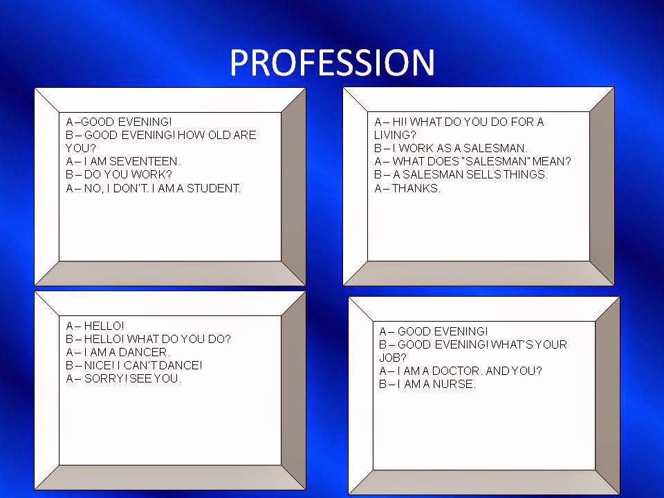 Inglês Básico 1: Dialogues about professions