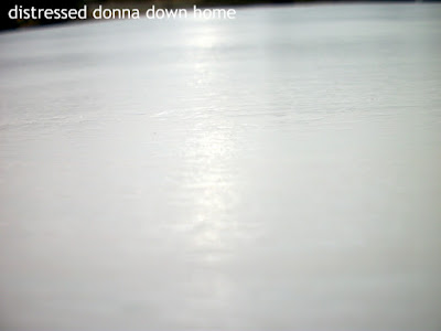 Distressed Donna Down Home: Bermuda Sand Or Is It?