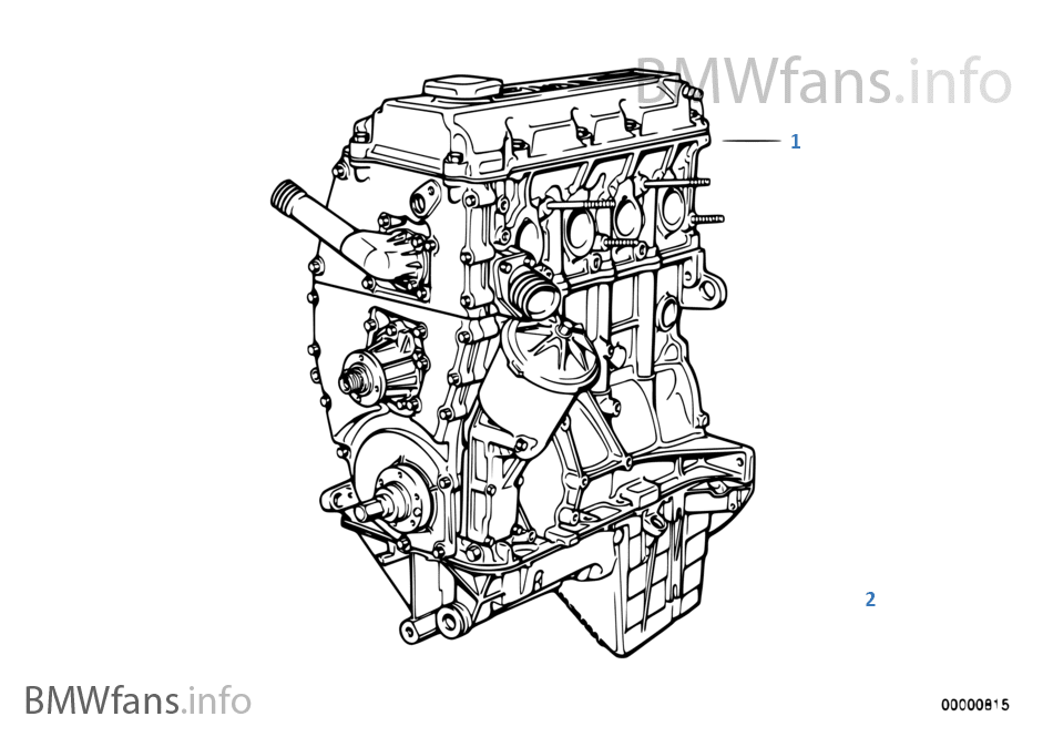 BMW E36 SOLUTION: PART MESIN BMW E36 / M43 / 318 / 1800CC BAG 5