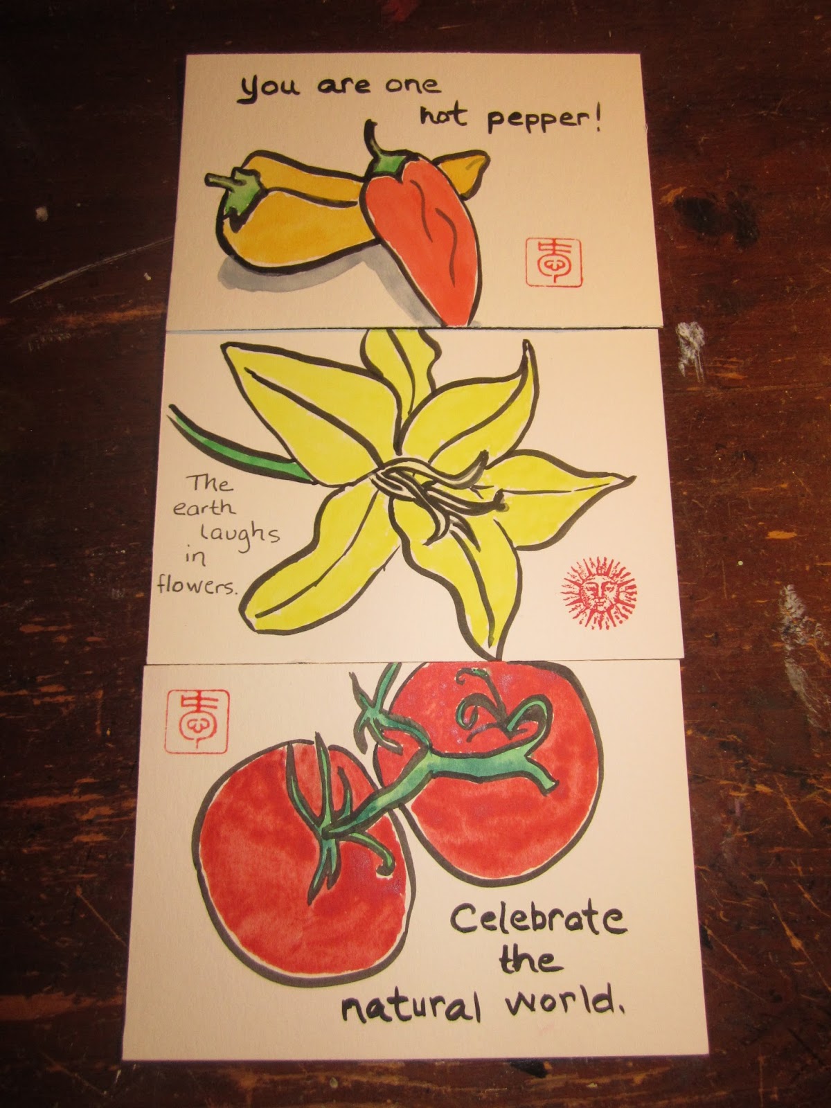 Drawing near: Adventures in Etegami