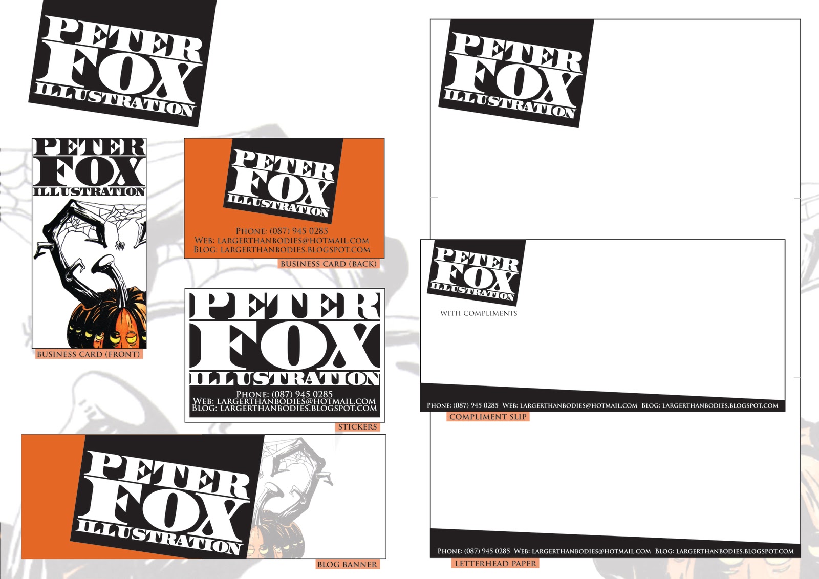 Cian Corrigan Graphic Design: Peter fox Illustration branding