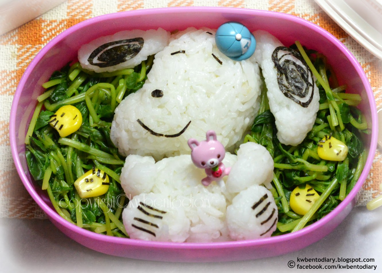 Karenwee's Bento Diary: Bento2014#Jul02~Snoopy Bento