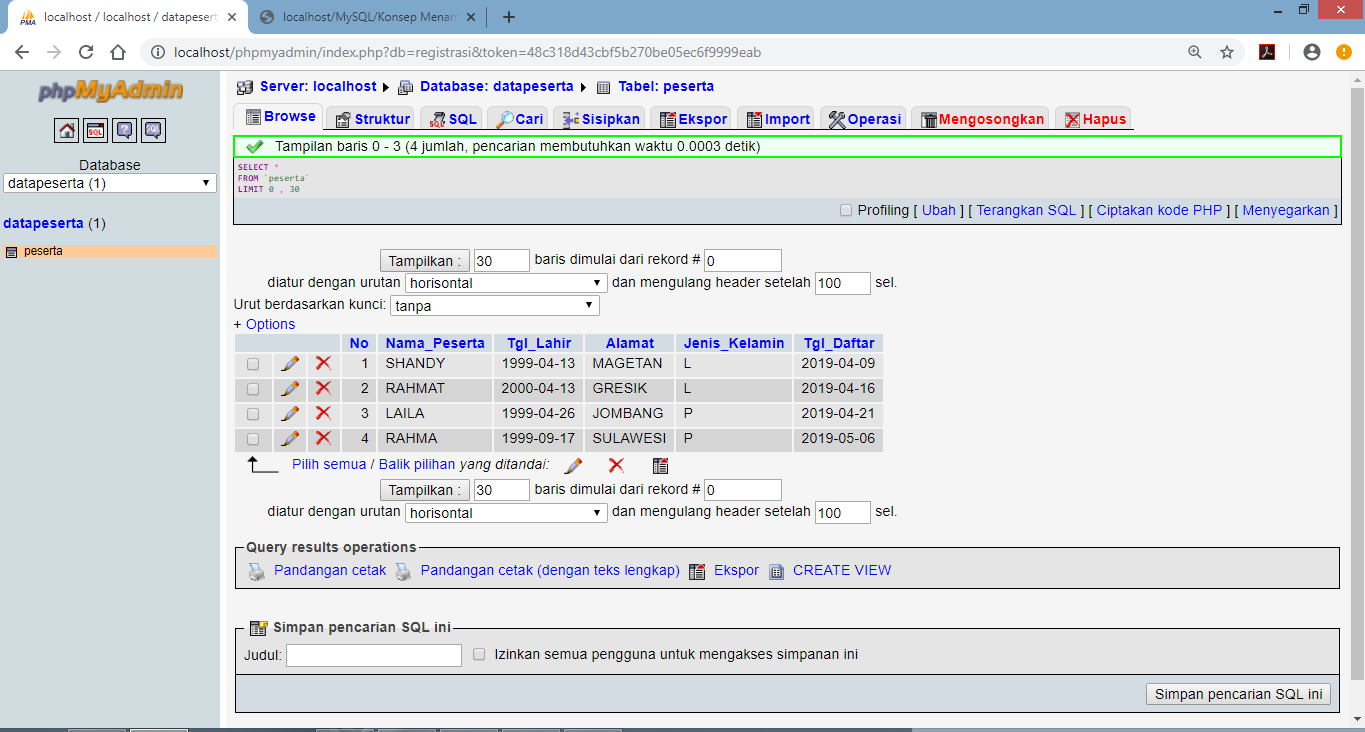 Pemrograman: Konsep Menampilkan Data MySQL dengan PHP