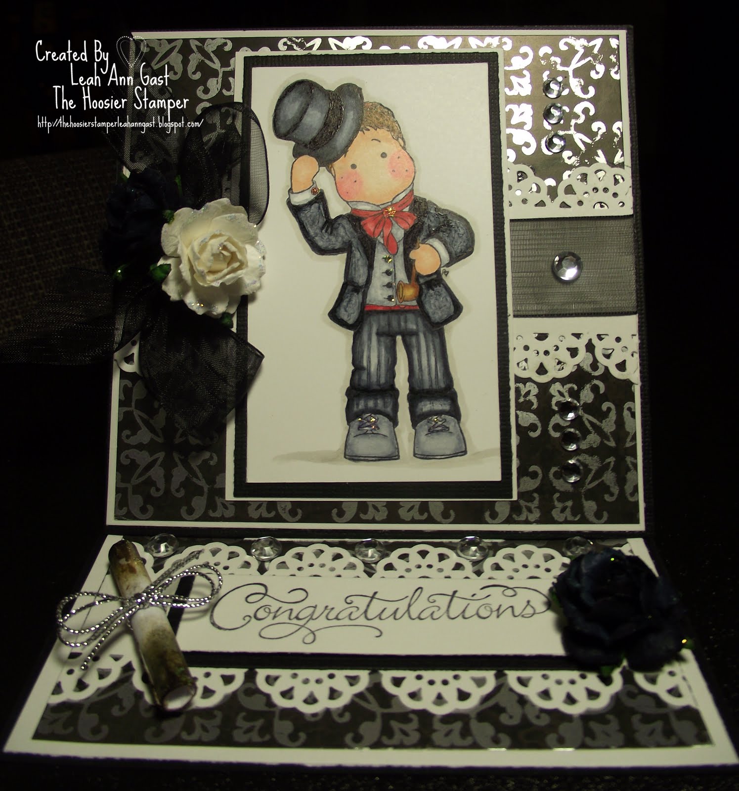 Handmade OOAK Cards by The Hoosier Stamper: Edwin Congratulations ...
