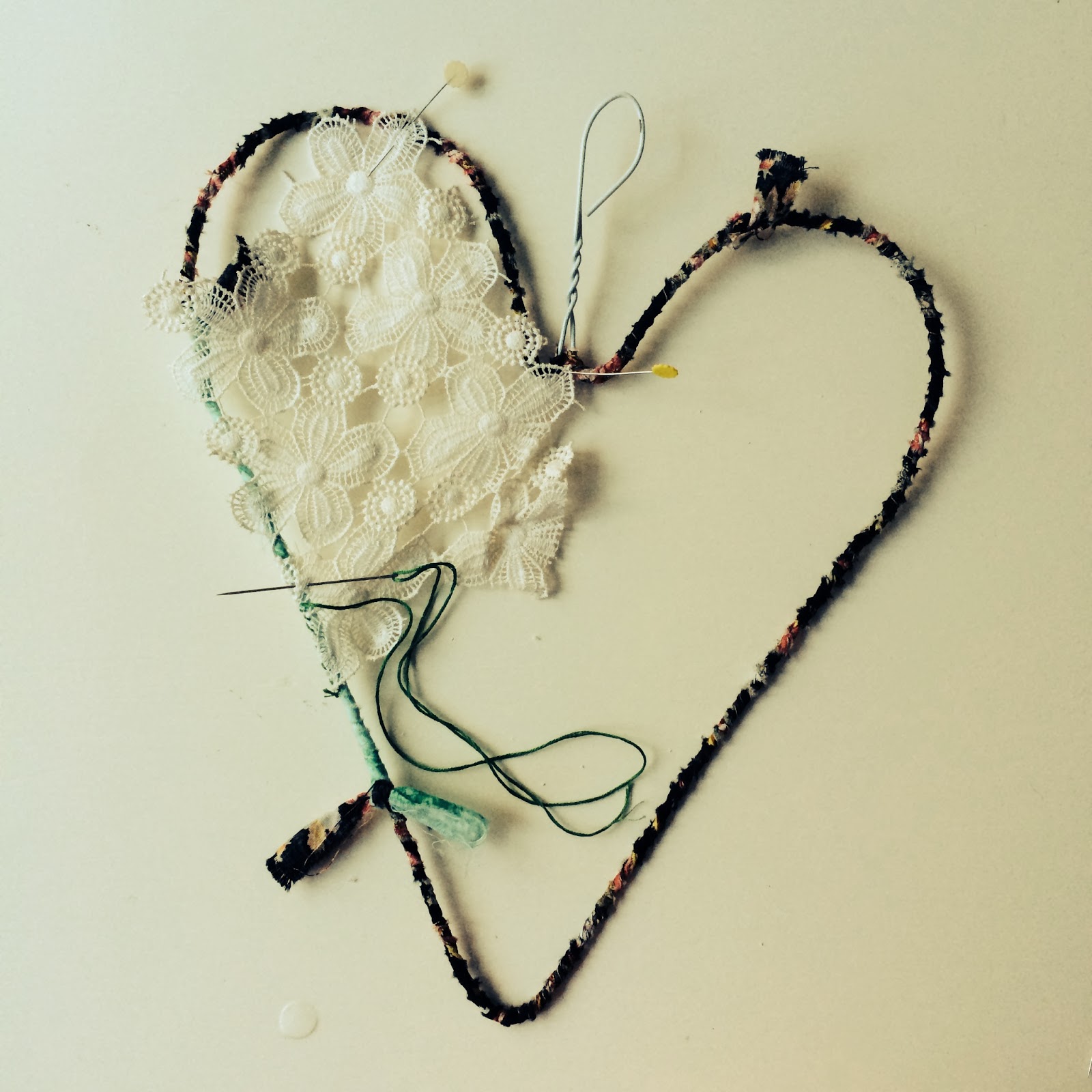 dottie angel: a hanging 'heart~catcher' how~to...