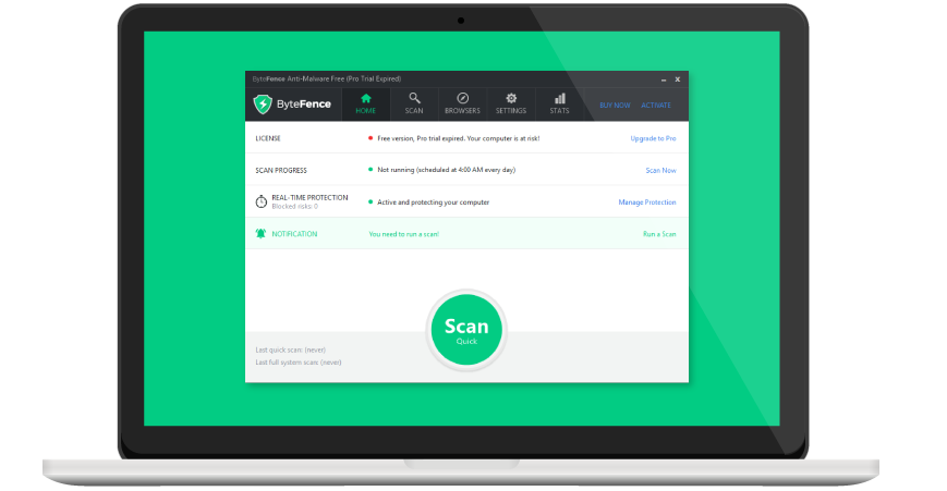 Bytefence Desinstalar