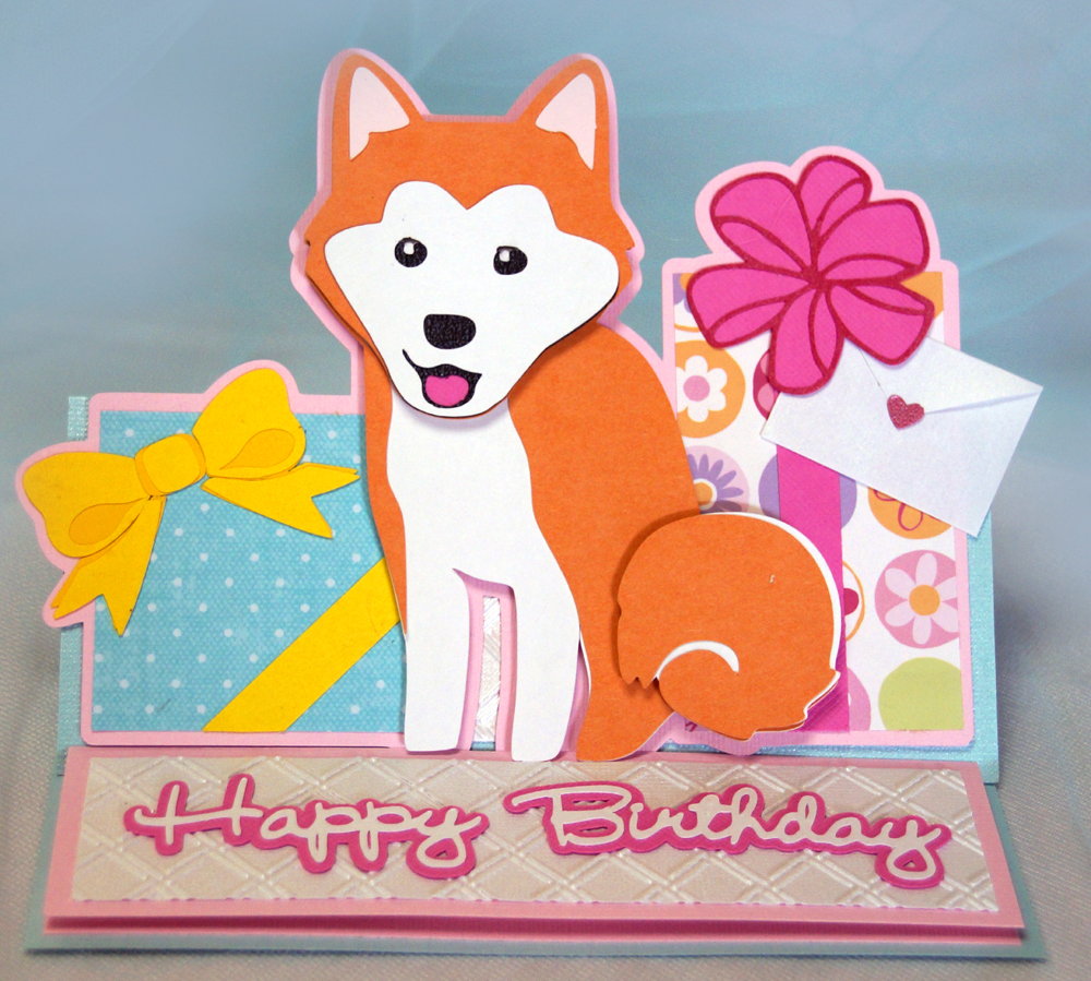 A Star For Chiemi: Shiba Inu Birthday Card