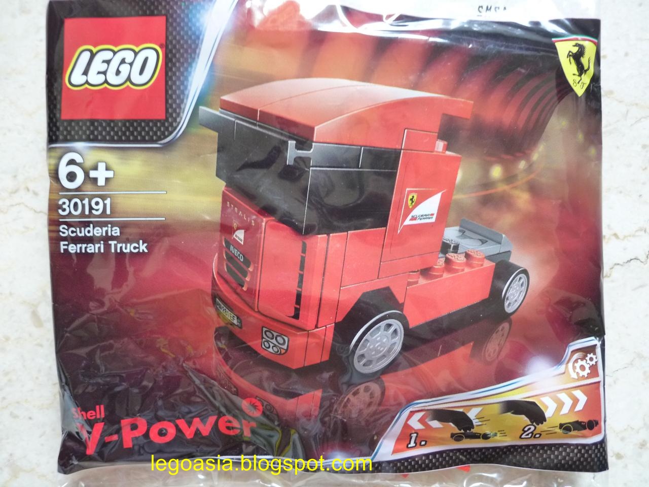 Lego Asia: Lego Shell Ferrari Scuderia Truck Review