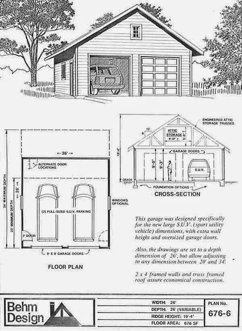 Garage Plans Blog - Behm Design - Garage Plan Examples: Garage Plans ...