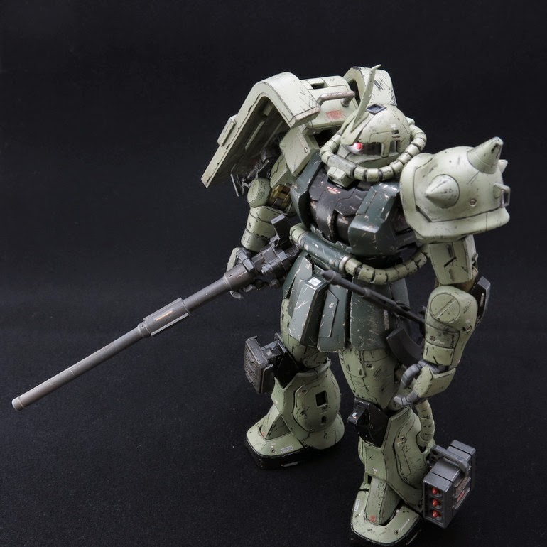 GUNDAM GUY: MG 1/100 Zaku The Gravity Front Ver. - Customized Build