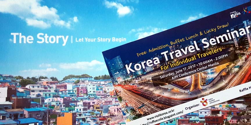 travel tales: Korea Travel Seminar for Individual Travelers