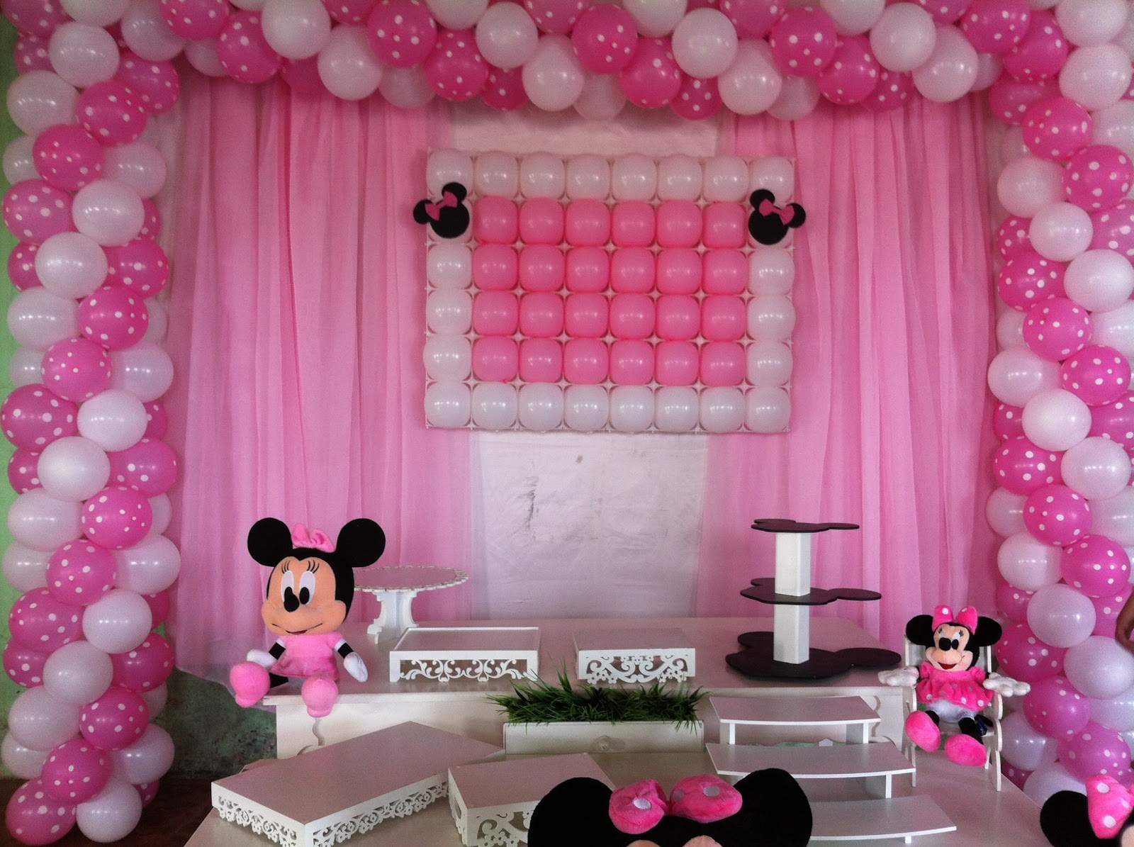 Arte da Magia: Decoração minnie rosa