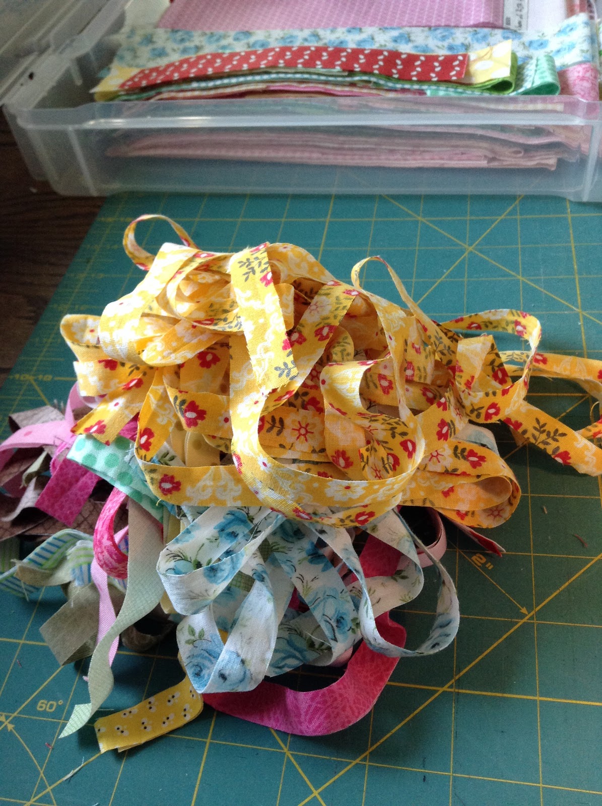 Northern Deb Quilts: Tutorial: Crochet a rag rug from strips