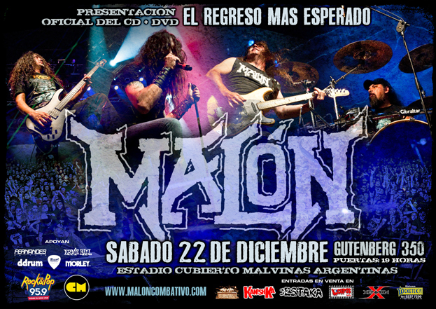 MI PASION ROCK: MALON JUNTO A SUS FANS... PRESENTARA SU DVD EN THE END ...