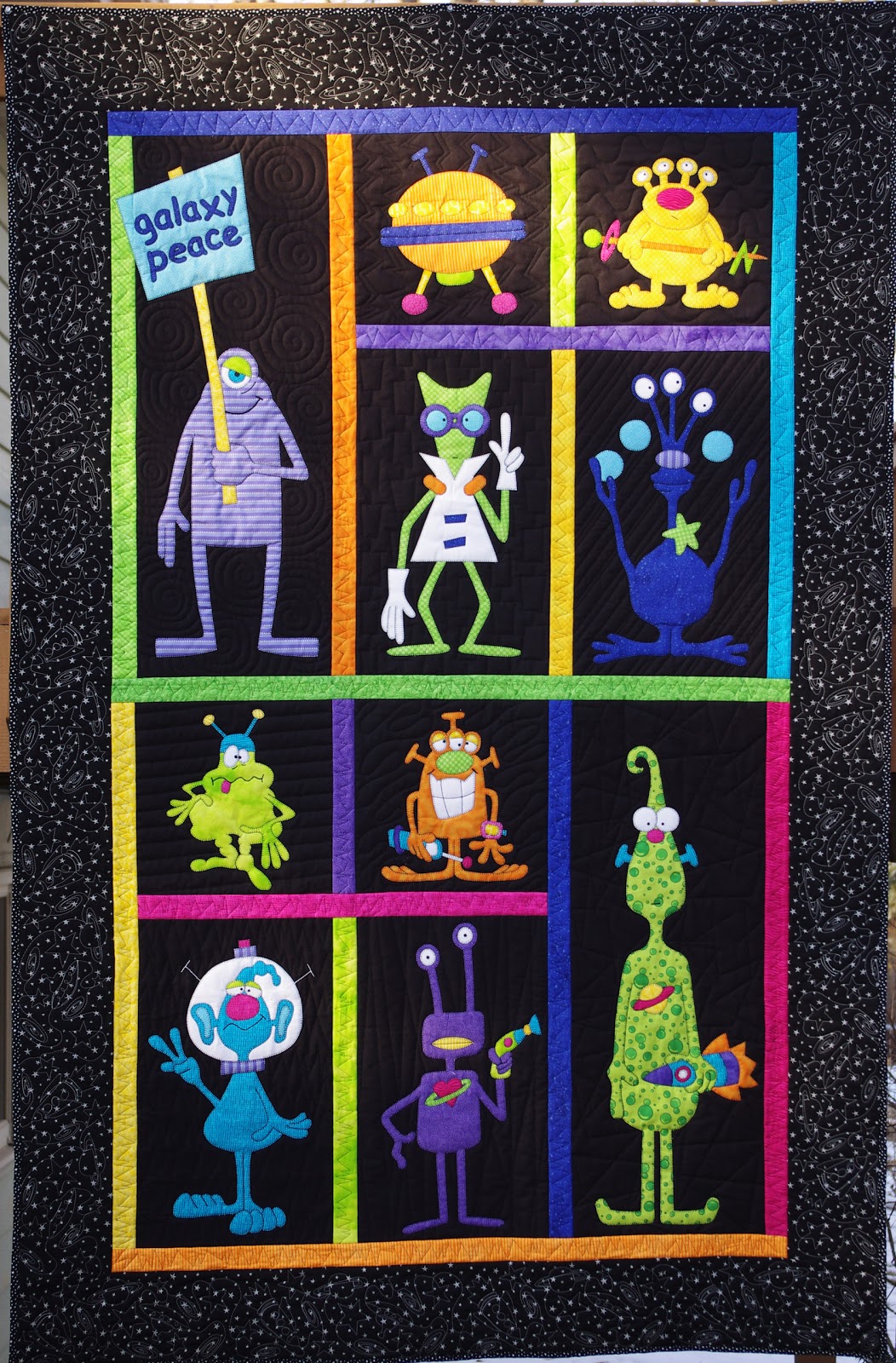 Alien Quilt - Ahhh...Quilting