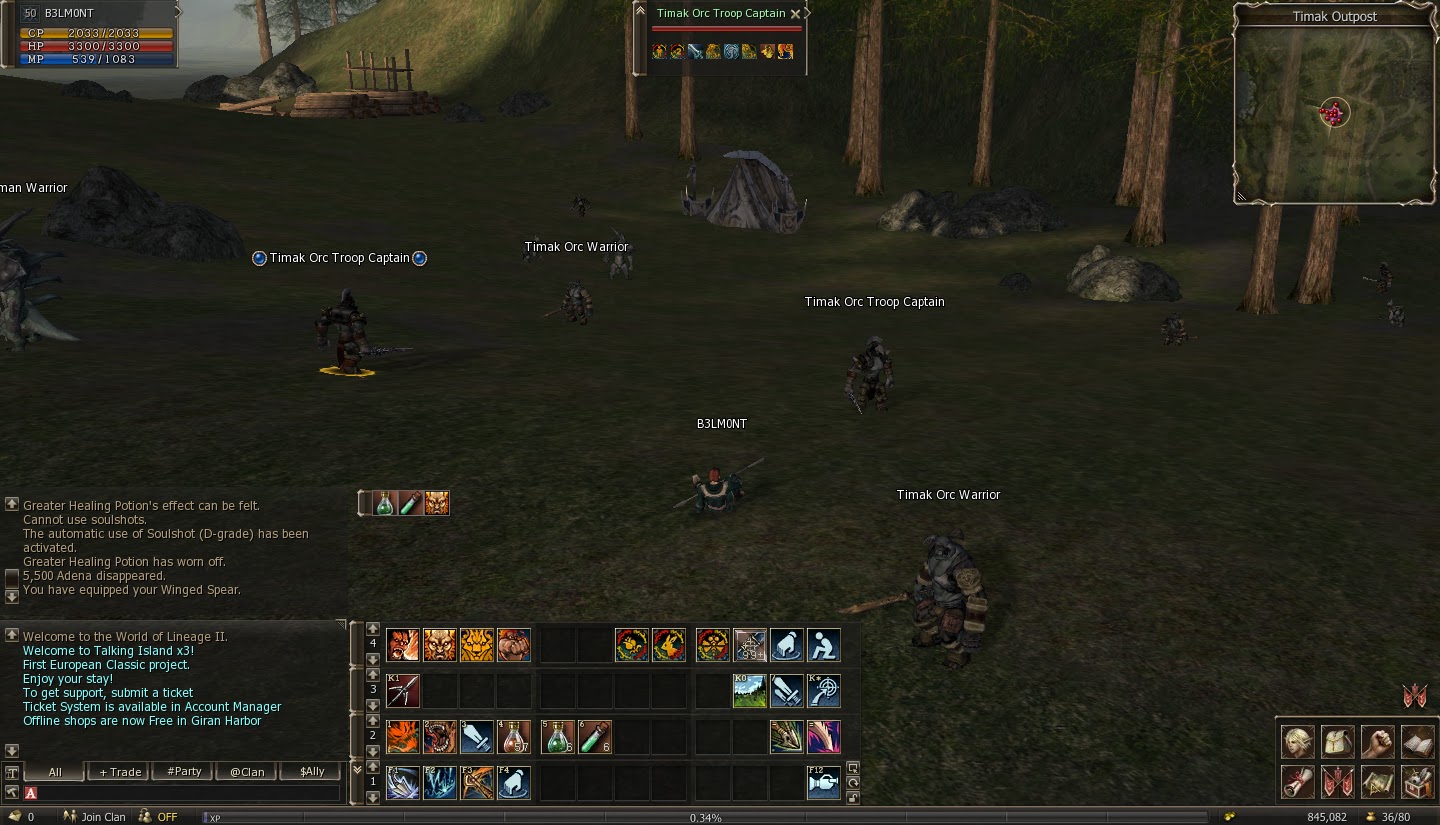 Lineage II Classic: Servers de L2 Classic 2016