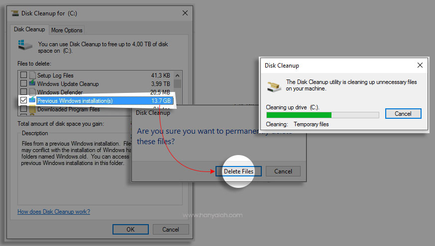 Windows installer cleanup utility