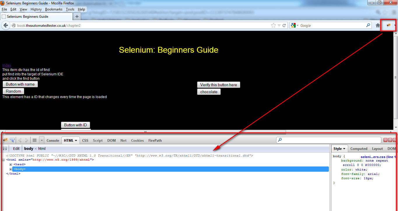 Selenium-By-Arun: 297. Locate UI elements by ID
