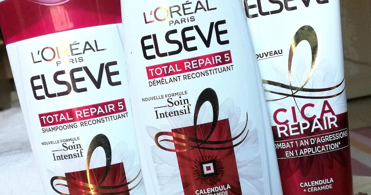Que vaut la gamme pour cheveux Elseve Total Repair 5 & le soin Cica ...