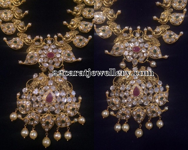 American Diamonds Mango Mala - Jewellery Designs