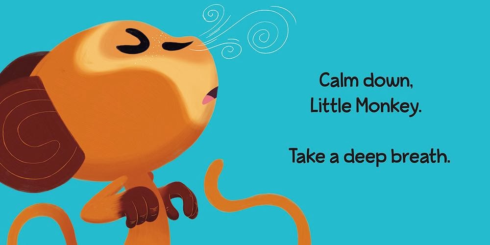 The Bookish Elf: Little Monkey Calms Down, by Michael Dahl (illustrated ...