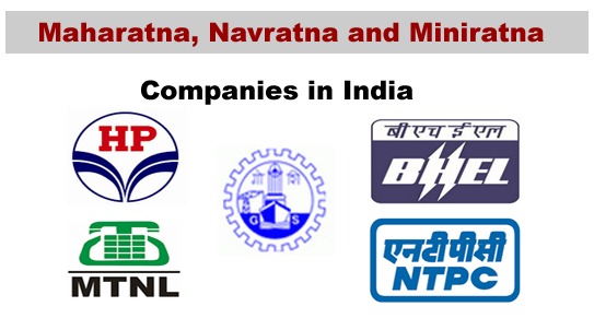 महारत्न, नवरत्न व मिनीरत्न कंपनी का अर्थ क्या है? तथा इनकी सूची 2017 ...