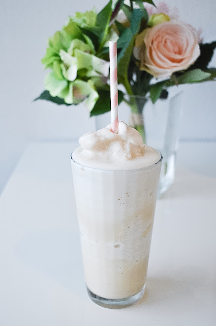 PB Vanilla Protein Milkshake | Mr. and Mrs. Powell