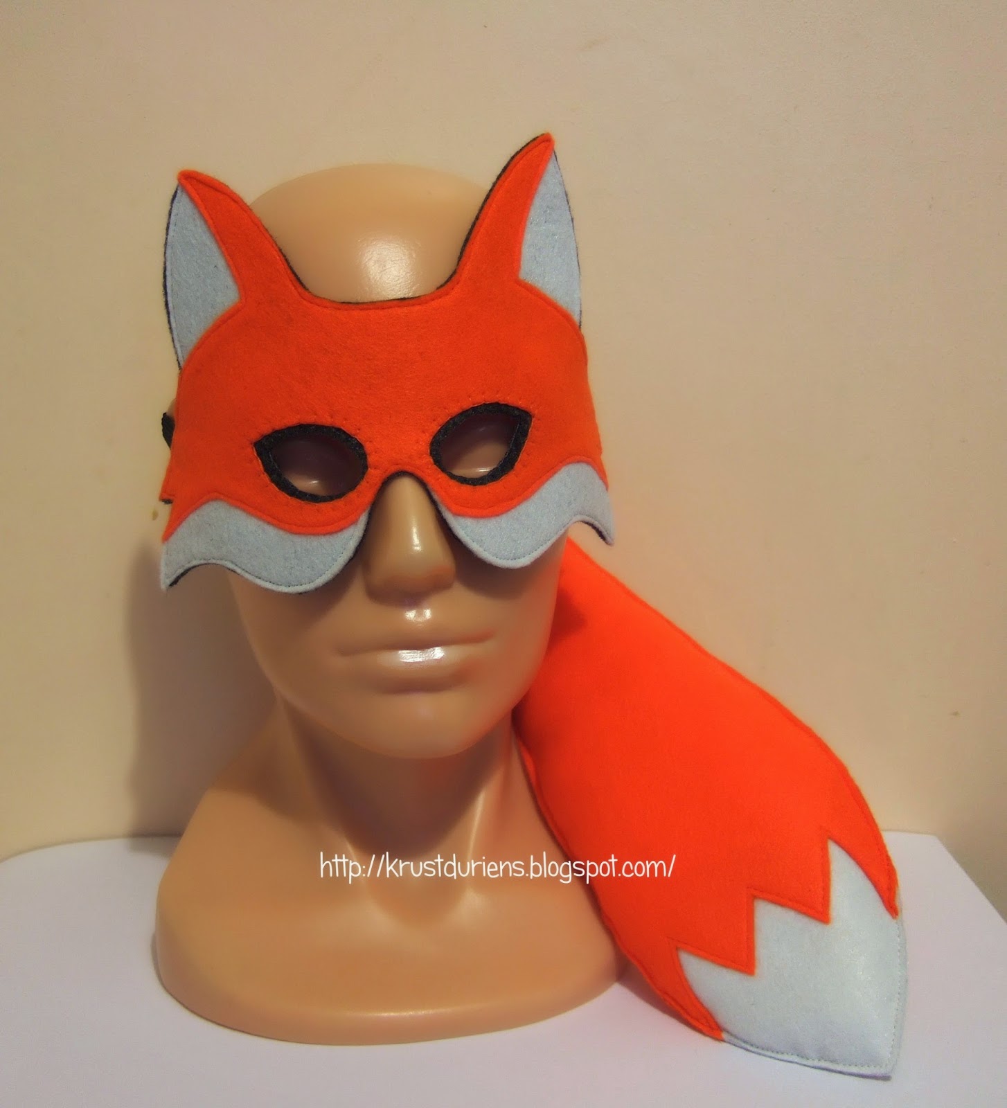 Rokdarbu vācelīte: Jaunas maskas: pele, kaķis, lapsa un zaķis