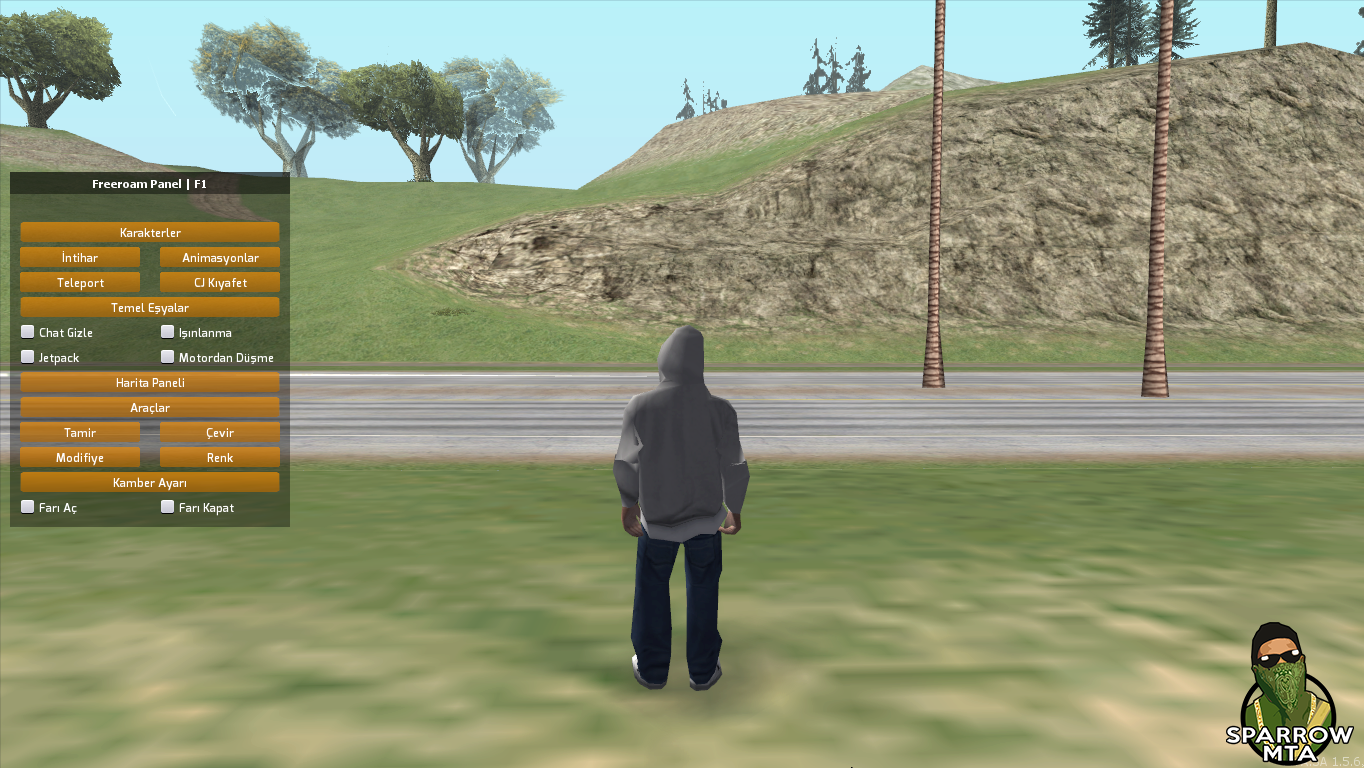 MTA SA F1 Freeroam GUI Scripti #1