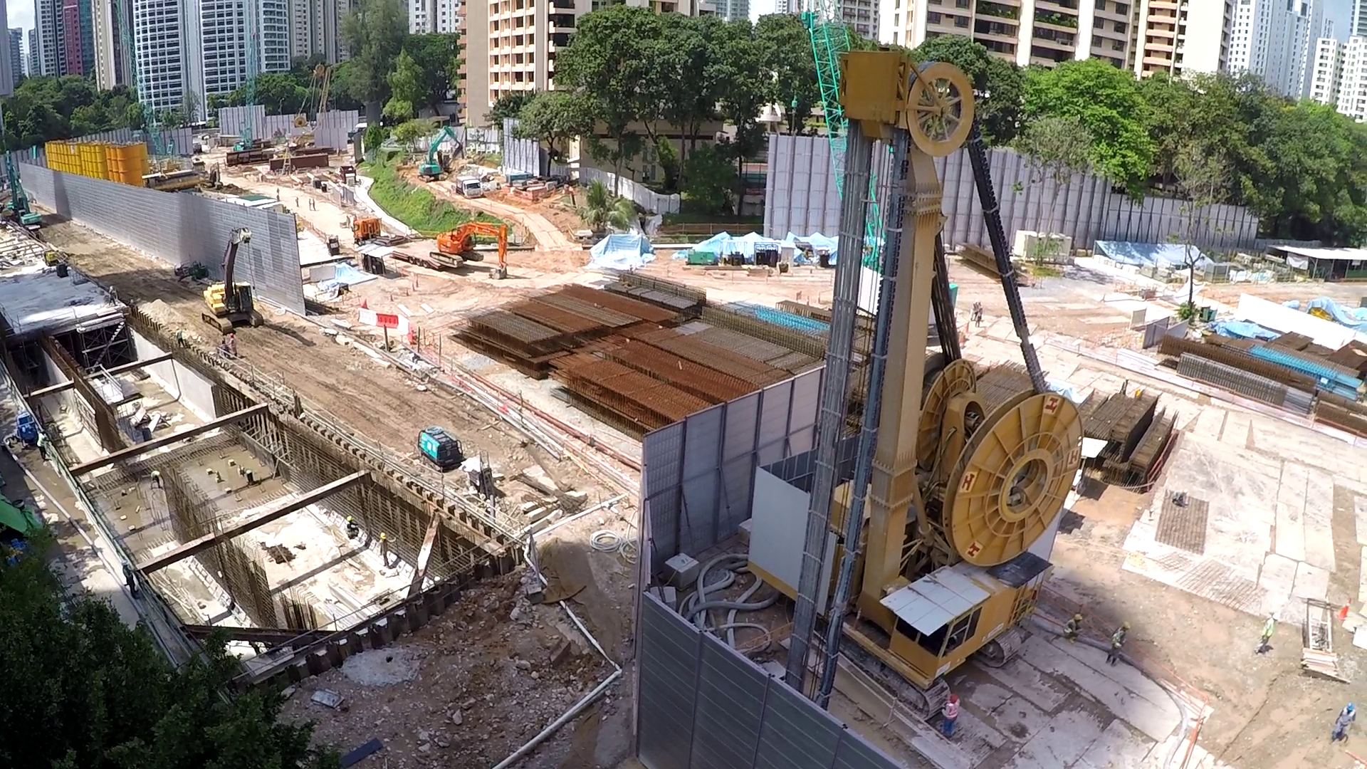 Thomson Line Construction: Great World D-walls (II)