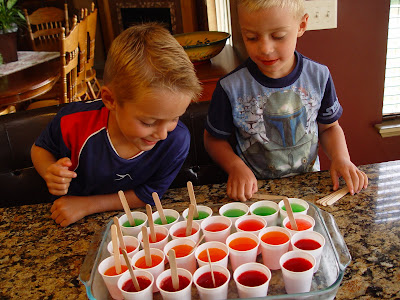 Frozen Jello Pops - Jamie Cooks It Up
