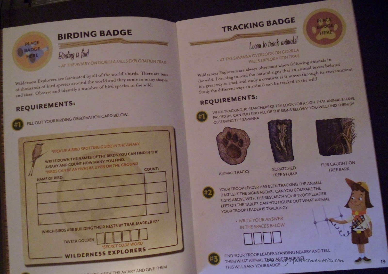 Walt Disney World ~ Animal Kingdom ~ Wilderness Explorer Challenge