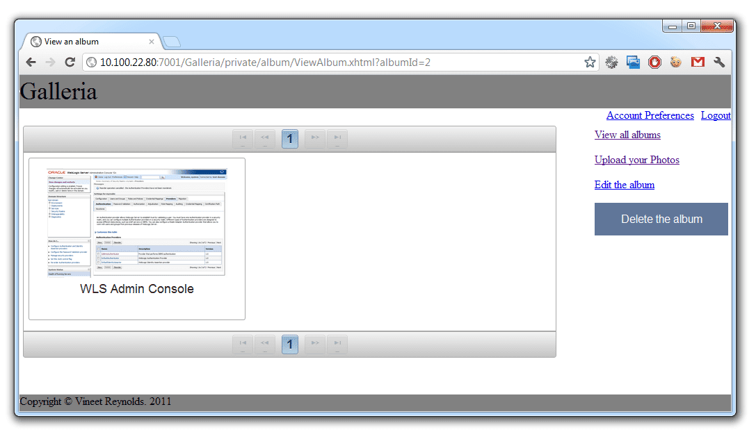 Java Ee 6 Ddd Galleria на Weblogic 12c 8650