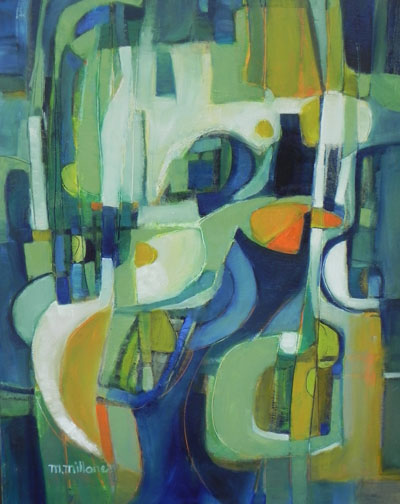 Vermont Art Zine: WAITSFIELD: Mareva Millarc paintings at Festival Gallery