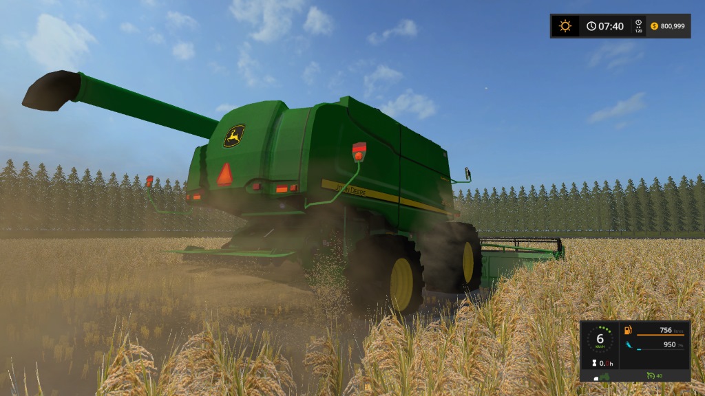 Farming Simulator Sul: FS 17 John Deere 9570 STS v1.0