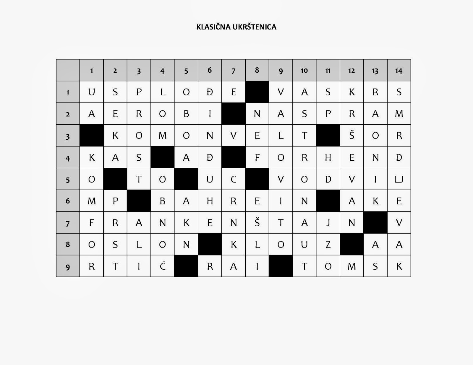 ENIGMAGIKA: Nikićeve autorske ukrštenice