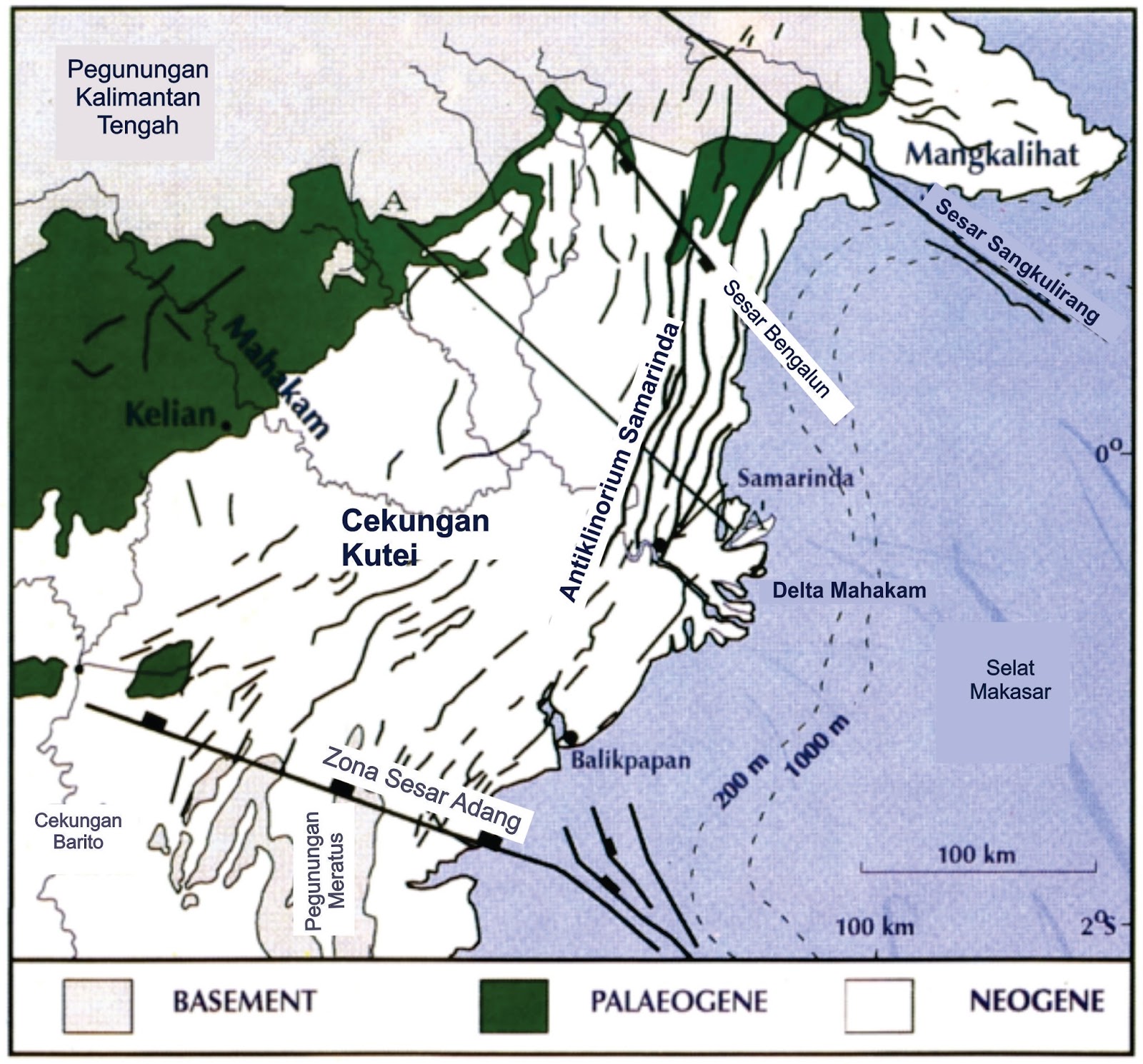 geologia: Area Mahakam Selatan dan Potensi Kandungan Migas-nya