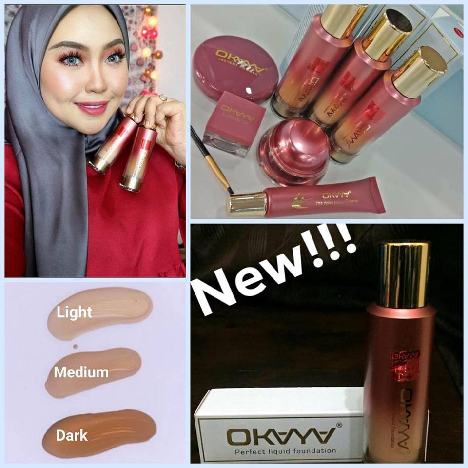 Cik Bebeq Beauty Shop : OKAYA LIQUID FOUNDATION...MEMUDAHKAN ANDA ...