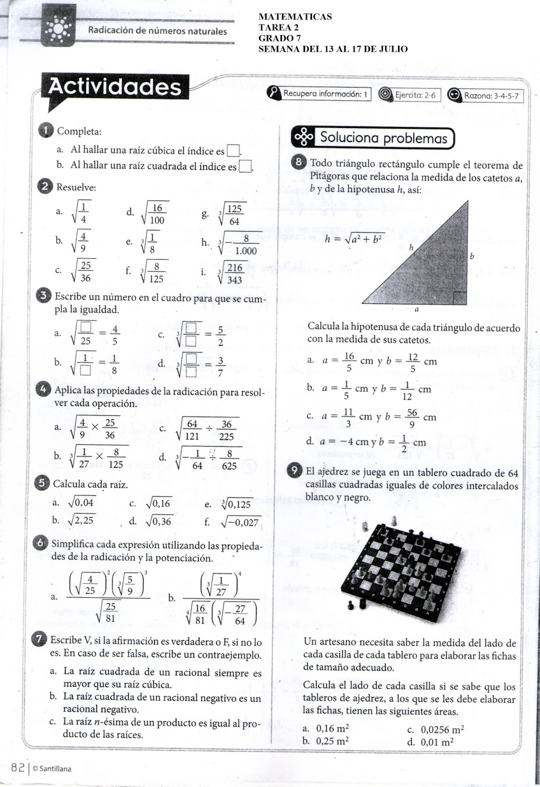 Grado SEPTIMO: MATEMATICAS