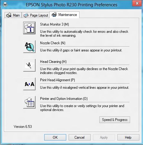 Ink Run Out EPSON Stylus Photo R230 - Tips Komputer