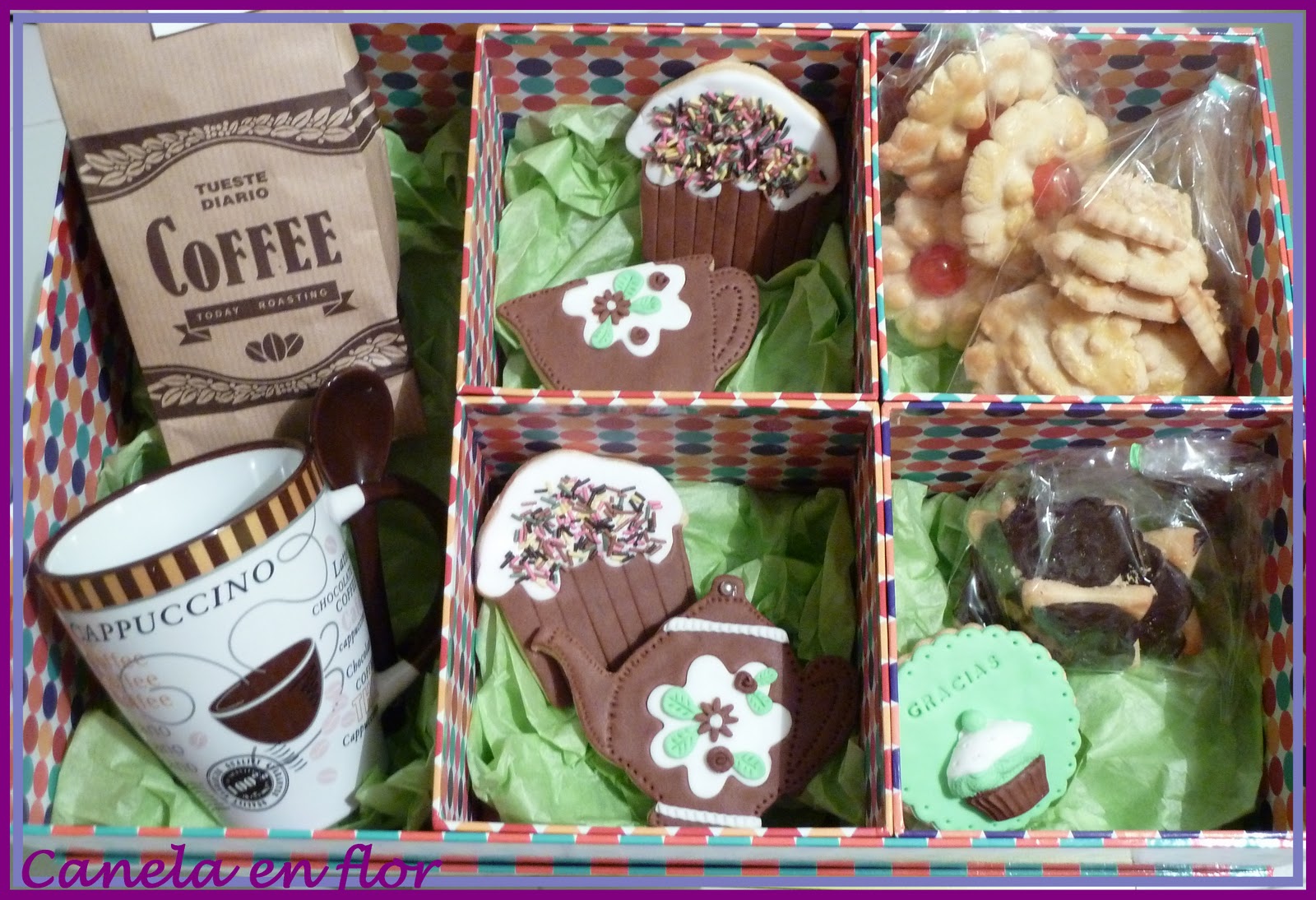 Canela en flor: Caja de café