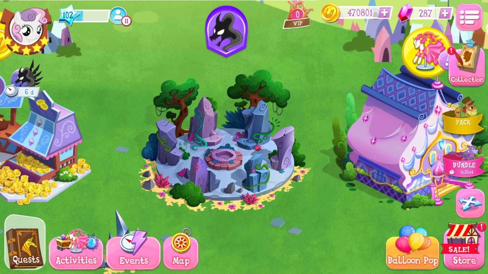Equestria Daily - MLP Stuff!: Gameloft Adds "Shadow Play" Locations and ...