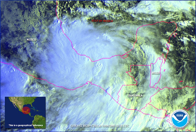 Tiempo y Clima de El Salvador y Centroamérica: ANIVERSARIO DEL HURACÁN STAN