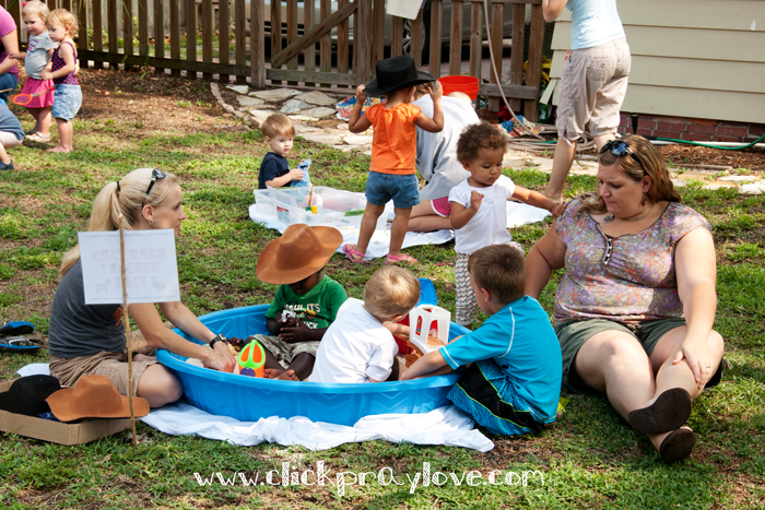 Click. Pray. Love: Outdoor Messy Play Date