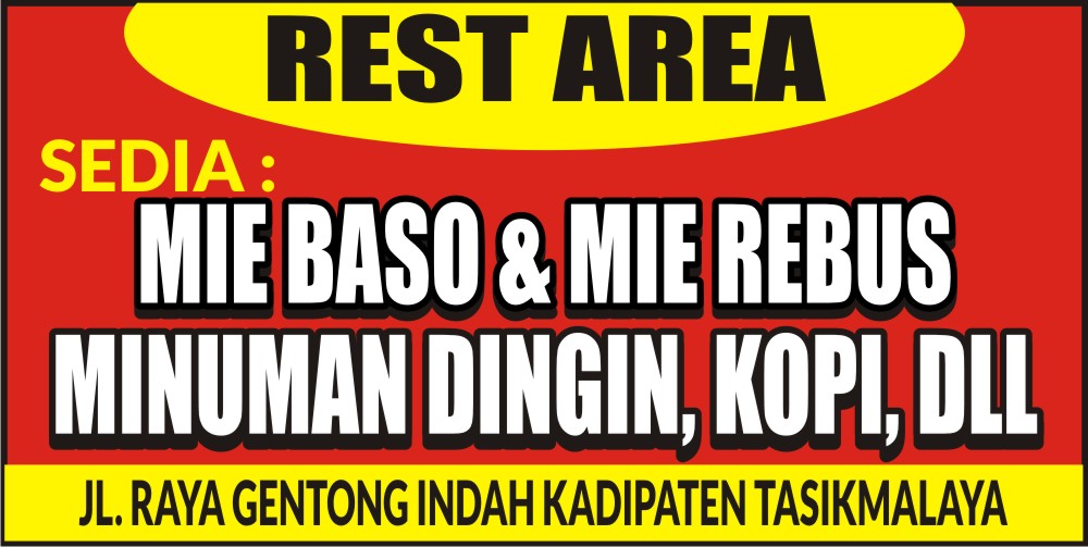 Download Contoh Spanduk Rest Area.cdr - KARYAKU